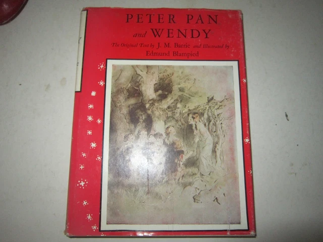 PETER PAN AND Wendy J.M. Barrie Illustrated by Edmund Blampied Scribner's 1930 £3.13 - PicClick UK