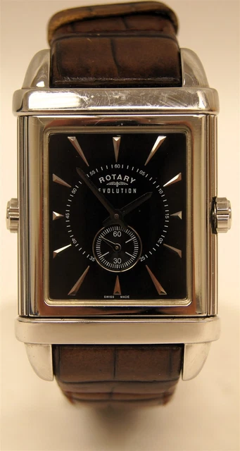 OROLOGIO ROTARY EVOLUTION tz2 Quadrante Reversibile Acciaio Inox ...