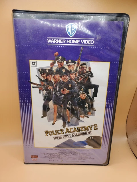 POLICE ACADEMY 2 First Assignment VHS 1985 Warner Home Video Clamshell ...