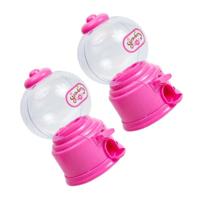 2 PCS GUMBALL Machine Kids Toys Gumballs for Candy Vending Dispenser ...