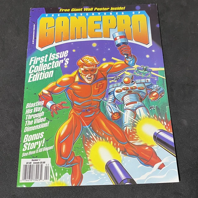 RARE VINTAGE GAMER Comic The Adventures of GamePro Number # 1 - Great ...