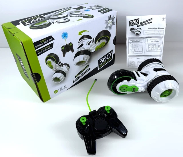 REMOTE CONTROL TUMBLING 360° Flip Action Stunt Car - White by RED5 ...