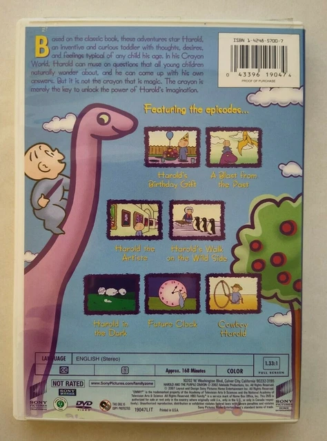 HAROLD AND THE Purple Crayon - Let Your Imagination Soar (DVD, 2007 ...