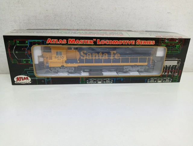 ATLAS MASTER LOCOMOTIVE 9032 Dash 8-40B Bnsf Atsf Patch Job 8610 Scale H0-ZR-H10 EUR 199,99 ...