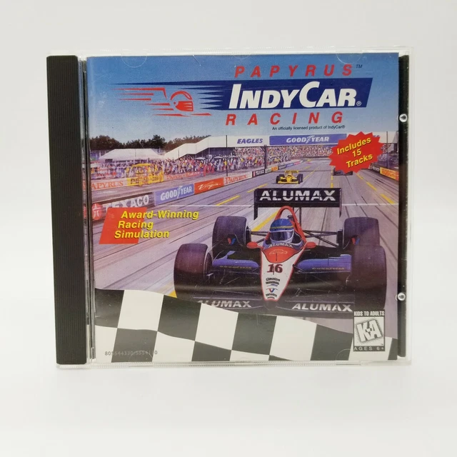 PAPYRUS INDY CAR Racing PC MS-DOS Game Sierra 1996 Racing Simulation ...