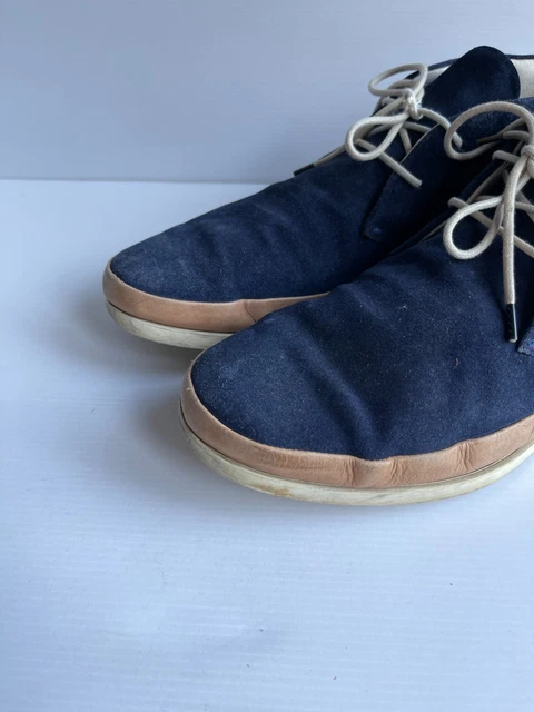 PAUL SMITH CHUKKA ankle boots UK 9 VGC blue suede desert casual classic ...
