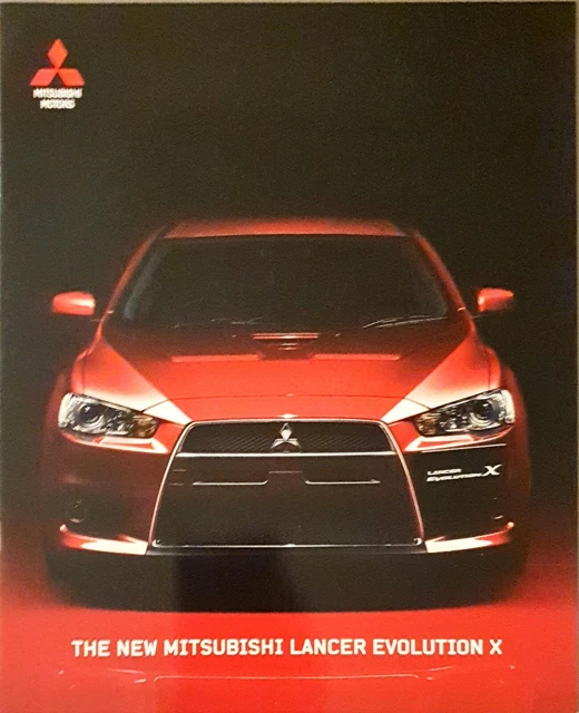 MITSUBISHI LANCER EVOLUTION X Brochure 2007 £10.00 - PicClick UK