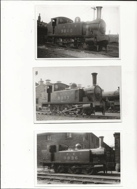 12 PHOTOGRAPHS OF North British Railway 0-6-0T J88 with 1st LNER ...