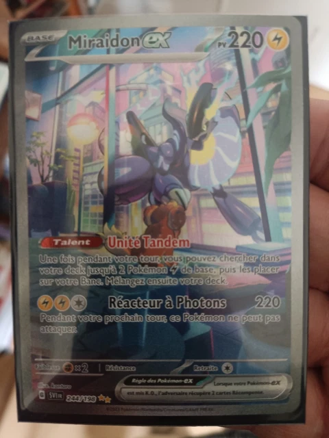 CARTE POKÉMON MIRAIDON EX Alternative 244/198 EV01 Écarlate et Violet 1 ...