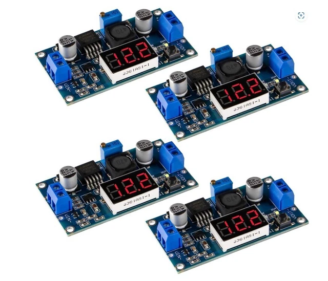 LM2596S DC-DC STEP Down Buck Converter Arduino Modul 3-stelliger ...