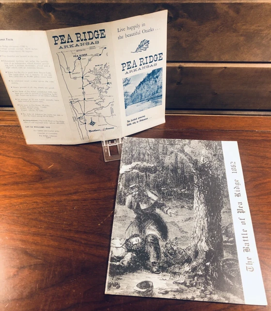 THE BATTLE OF Pea Ridge 1862, CIVIL WAR AR History Pamphlet & Chamber ...