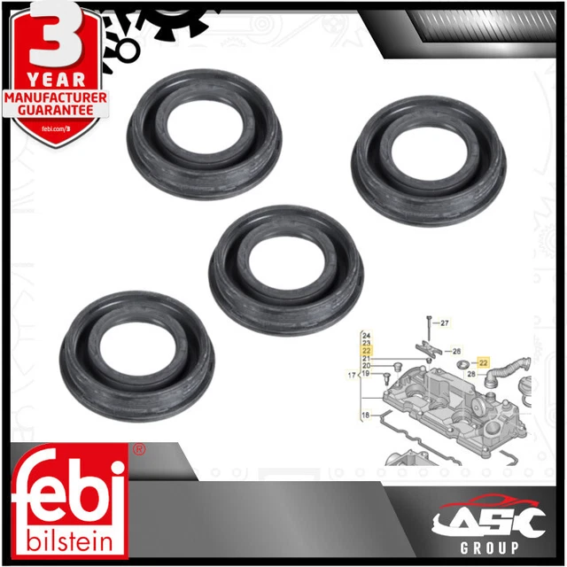 CACHE CULBUTEUR ESSENCE Joint Injecteur / - Pour Skoda Fabia, Octavia ...