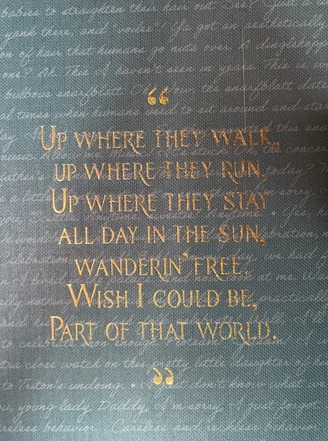 DISNEY’S THE LITTLE Mermaid Hardcover Full Film Script Book NEW! £9.91 ...