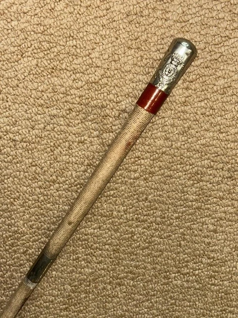 VICTORIAN MILITARY SCOTTISH Royal Scots Greys Cavalry Riding Whip ...