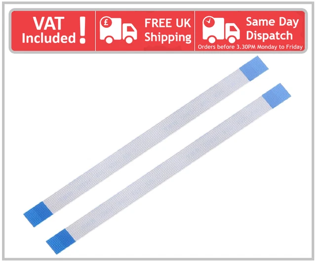 2X POWER BUTTON Ribbon Flex 12 Pin Cables PS4 JDM-030 JDM-040 JDM-011 ...