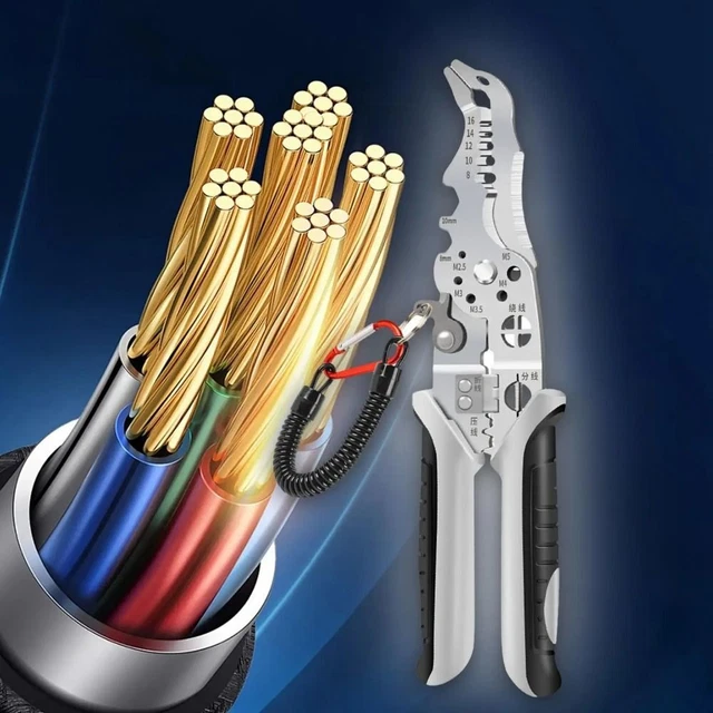 ELBOW WIRE STRIPPERS Cutting Crimping Splitting Wire Stripper Tool EUR ...