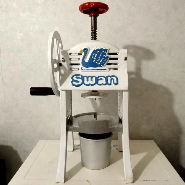 IKENAGA IRON SWAN mini manual ice shaving machine small Antarctic Japan ...