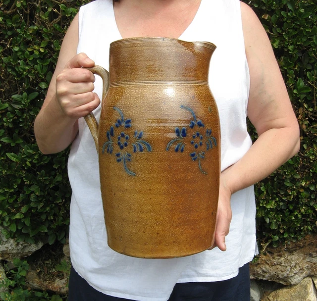 ANCIEN GRAND PICHET en grès. 7 litres. EUR 59,00 - PicClick FR