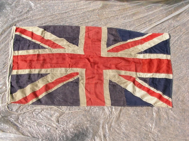 WW2 ANGLETERRE GRAND Drapeau National Anglais " Union Jack " 170 Cm *90 ...