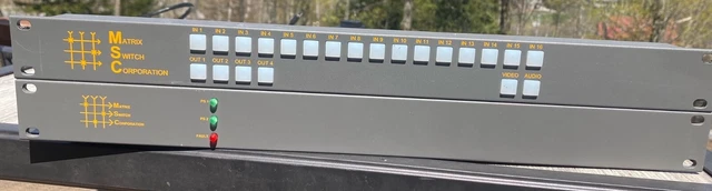 MATRIX SWITCH MSC-XD164S 16 Input 4 Output 3G-SDI Video Router With ...