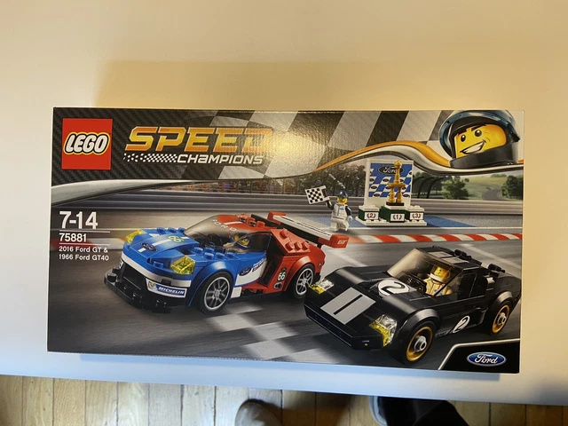 LEGO SPEED Champions 75881 "2016 Ford GT & 1966 Ford GT40 "NEUF-scellé ...