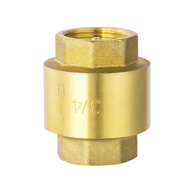 INLINE CHECK VALVE Valve Anti Back Flow for Fuel Brass Coupler £19.68 ...