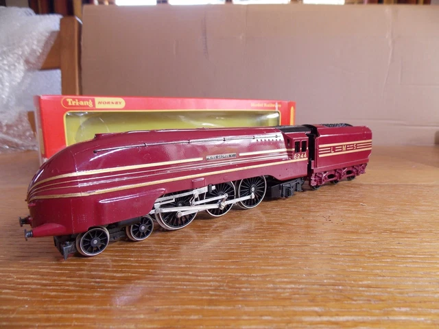 HORNBY R871 LMS CORONATION CLASS 4-6-2 LOCO No 6244 KING GEORGE VI in ...