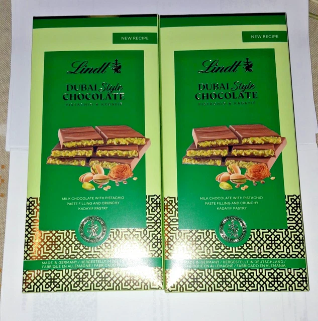 2 X LINDT Dubai Style Chocolade MHD 01/2026 EUR 3,50 - PicClick DE