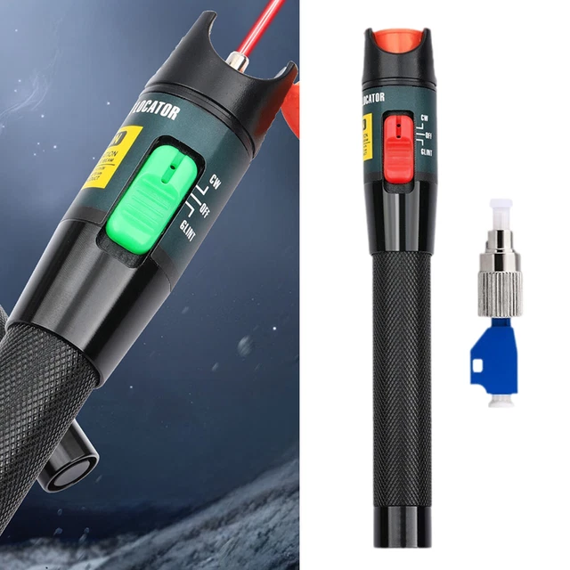 VISUAL FAULT LOCATOR Fiber Optic Cable Tester 1-30Km VFL 50mw/5mw new ...