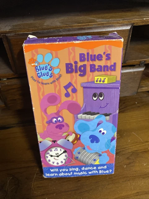 BLUE’S CLUES - BLUE'S Big Band (VHS, 2003) £4.80 - PicClick UK