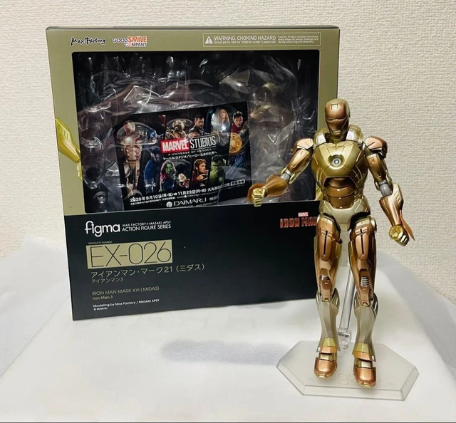 FIGMA EX-026 IRON Man Mark 21 Midas Action Figure 18 cm Limited Edition ...