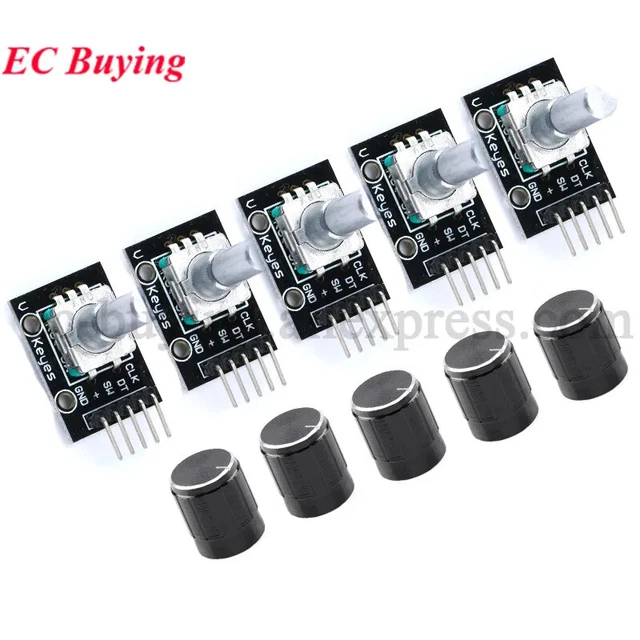 KY-040 ROTARY ENCODER Module 10pcs Arduino 360° Knob Cap Sensor $6.68 ...