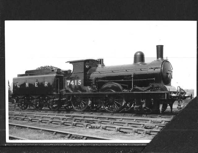 LNER (EXGER) - E4 2-4-0 - No. 7415 @ Stratford - Vintage Image ...