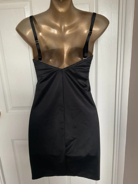 BNWT NEW M&S Black Firm Control Bandeau Shaping Slip 12 Rrp 29.50 ...
