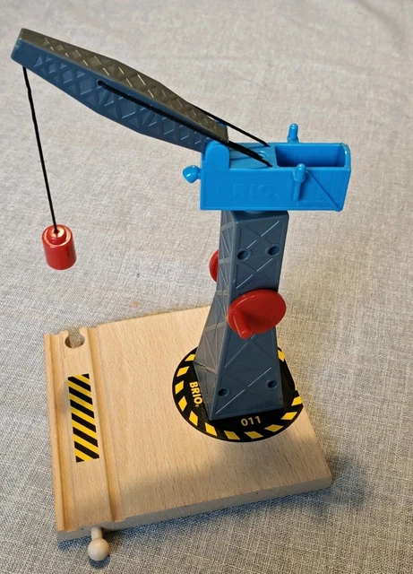 BRIO RAILWAY WORLD Trains 33320 Tower Crane Fits Thomas Wooden Railway ...