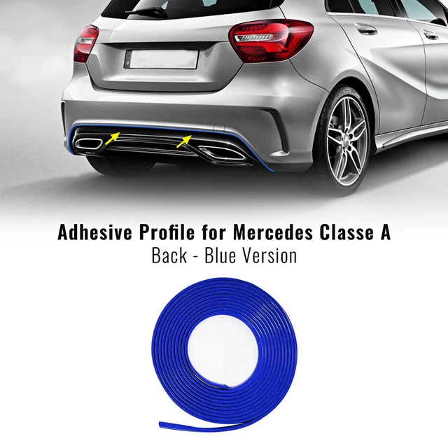 BLUE ADHESIVE PROFILE for Rear Bumper Mercedes A-Class £19.44 - PicClick UK