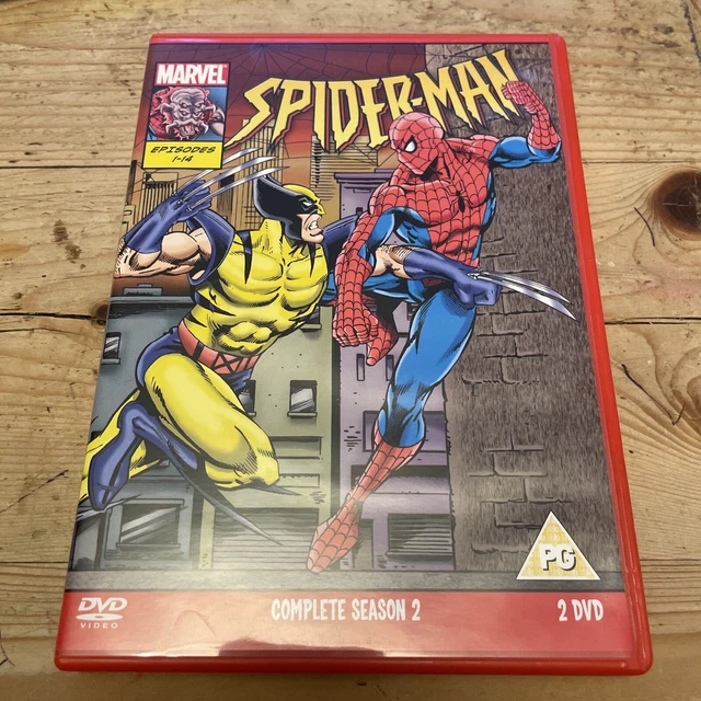 SPIDER-MAN THE ANIMATED Series Complete Season 2 (2 DVD Set) Marvel ...