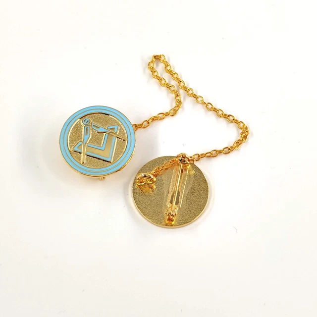 LADY FREEMASONS GOWN Clip Regalia Ladies Masonic Gown Clip with Chain ...