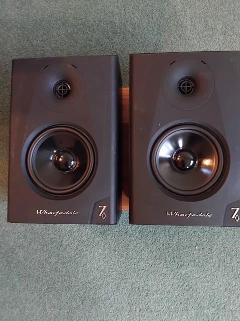 WHARFEDALE DIAMOND 7 speakers with wall brackets £19.99 - PicClick UK