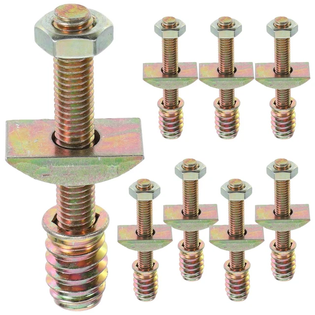 5 COUNT SCREW Rod Connection Parts Bed Rail Bolts Nursery Screws £44.95 ...