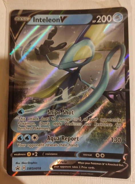 CARTA POKÉMON INTELEON V Acqua in Inglese - Sole e Luna EUR 2,50 ...