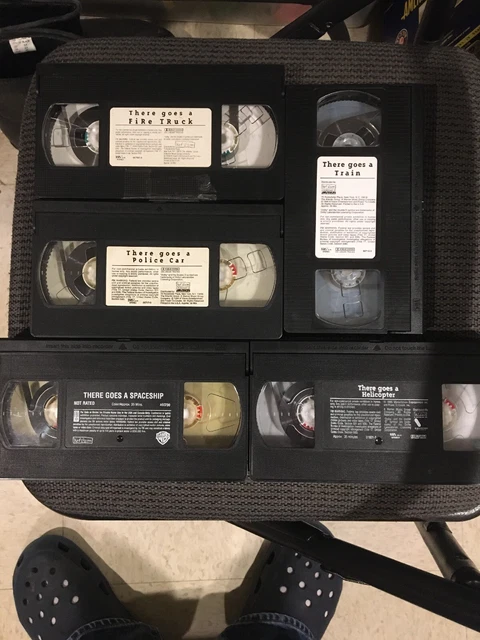 LOT DE VRAIES roues Kidvision avec Dave Hood VHS 1994 trains camion de ...