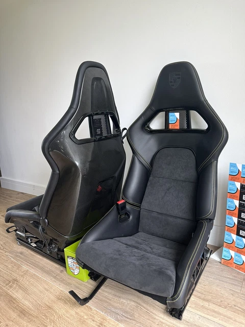PORSCHE 911 991 GT3 GT2 carbon folding bucket seats Spyder GTS 997 ...