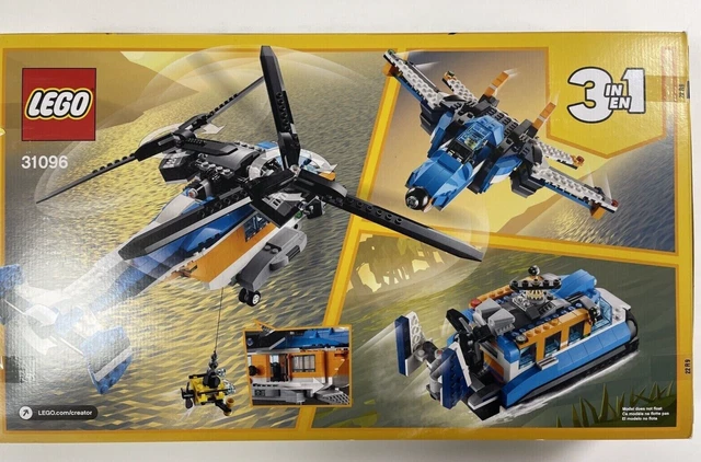 LEGO CREATOR: TWIN-ROTOR Helicopter (31096) Building Kit 569 Pcs ...