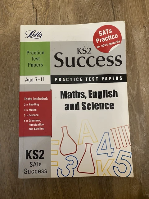KS2 SATS MATHS, English And Science Practice Test Papers. Pencil ...