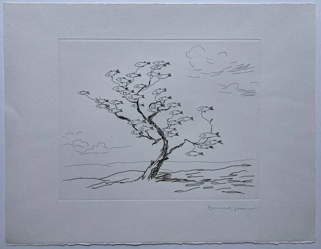 MARCEL JEAN, LA grande fête, 1981, Grafik, Radierung, signiert EUR 200,00 - PicClick DE