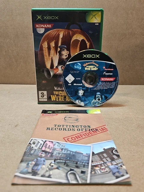 WALLACE & GROMIT Curse Of The Were-Rabbit Original Xbox Game PAL (2002 ...