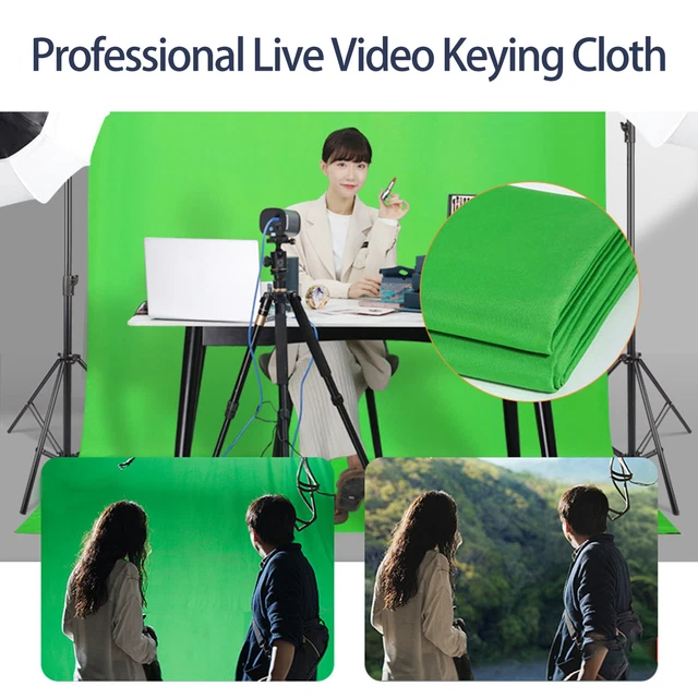 GREEN SCREEN SOFT Short Video Props Photography Backdrops Photo ...