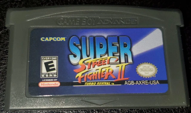 SUPER STREET FIGHTER 2 Turbo Revival GBA 1994 Nintendo Game Boy Advance ...