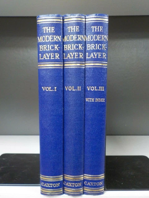 THE MODERN BRICKLAYER Caxton 3 Books ID8957 £29.99 - PicClick UK